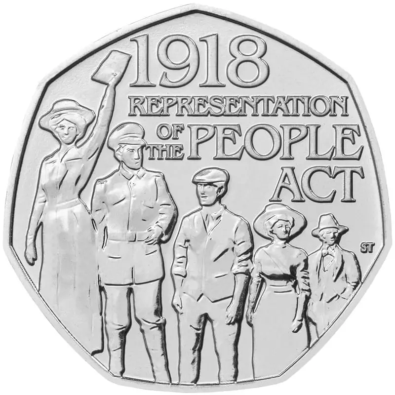 1918 Representation of the People Act 50p: Is It Worth Anything Or Rare?