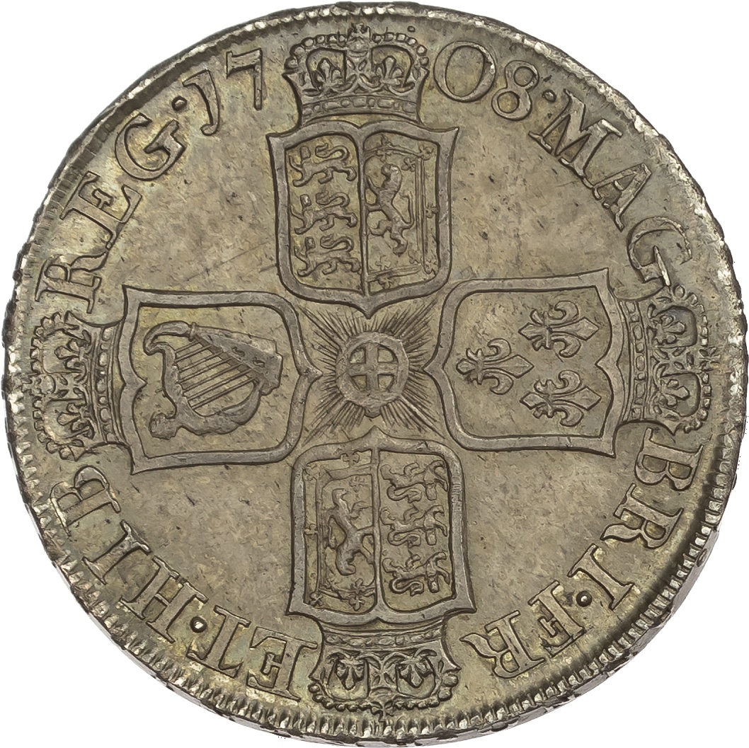 1707-1708 Anne Halfcrown coins : Exploring Intrinsic Worth