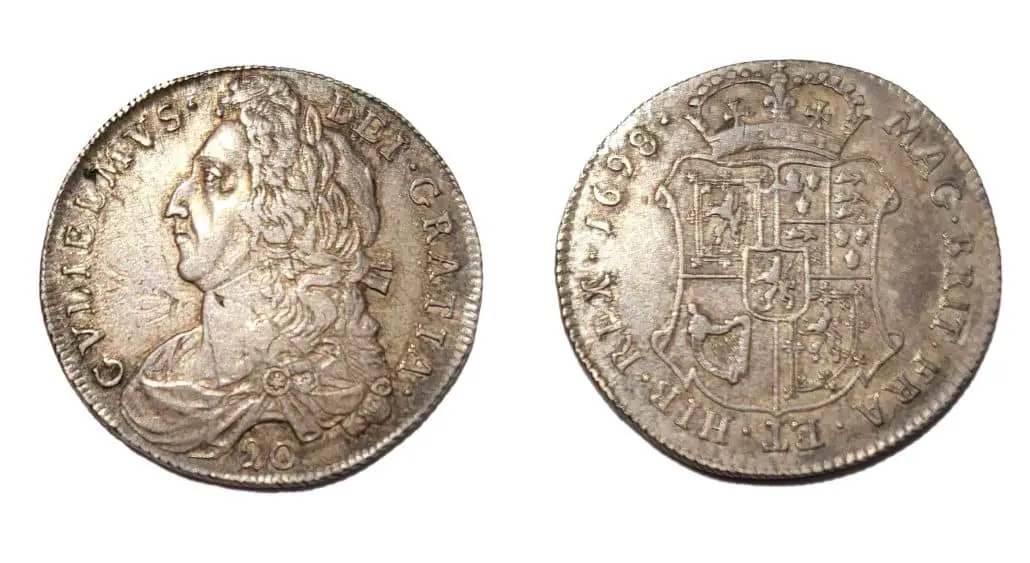 Exploring Scotland's History: William III of England Twenty Shillings