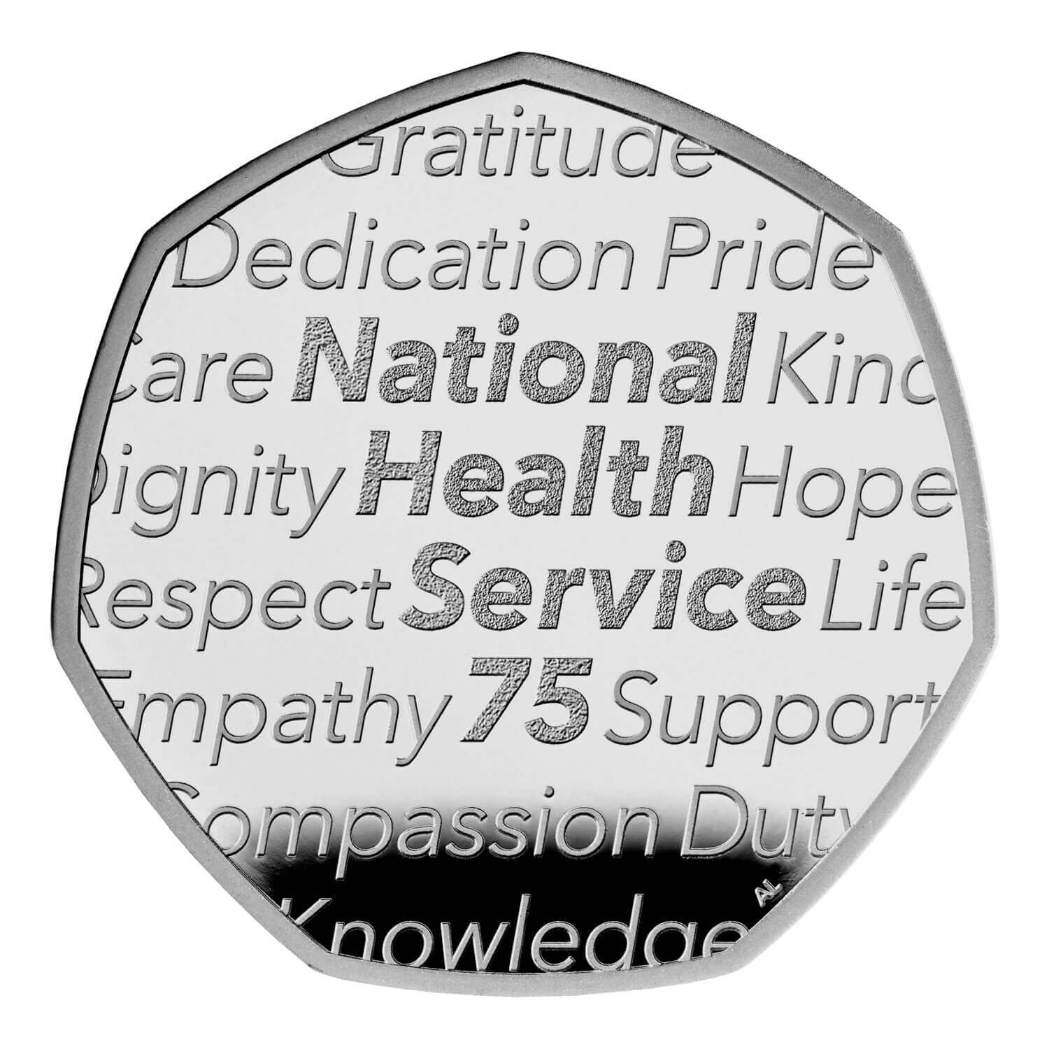 Celebrate NHS 75th Anniversary 2023 UK 50p - Exclusive coin
